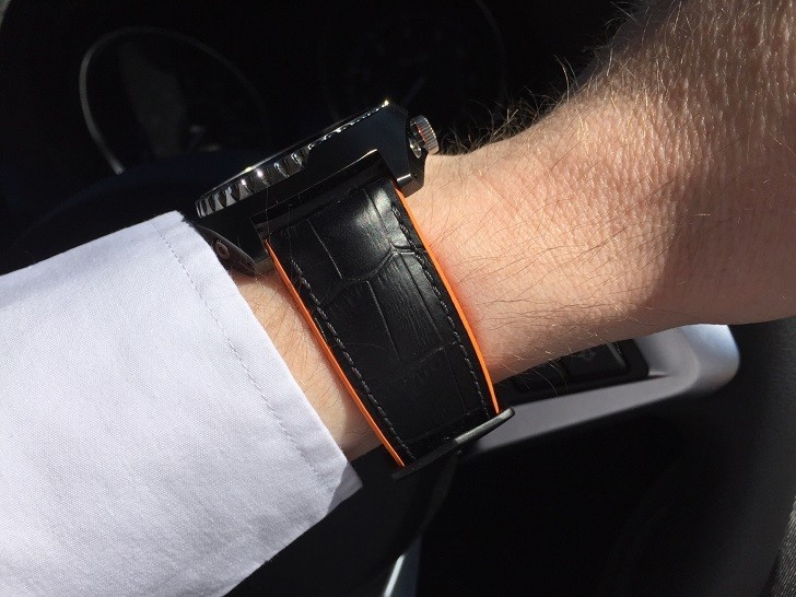 Dây da Hirsch Andy - Da thật 100%, chịu nước lên đến 300 mét