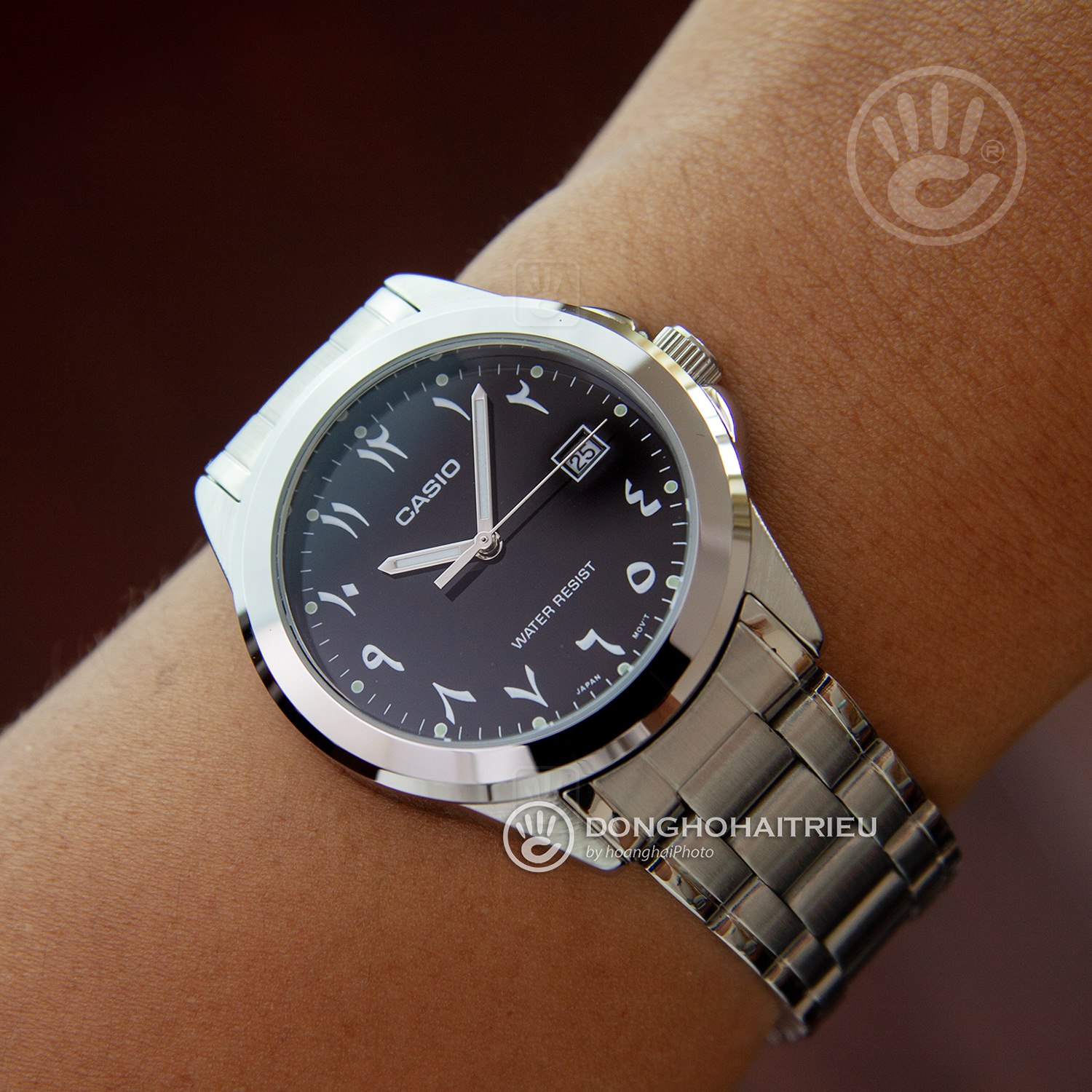 Đồng hồ Casio MTP-1215A-1B3DF - Nam - Quartz (Pin) - Dây Kim Loại