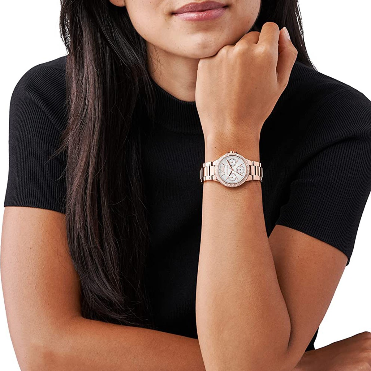 Đồng hồ Michael Kors MK6845 - Nữ - Quartz (Pin) - Dây Kim Loại - Mặt Số ...