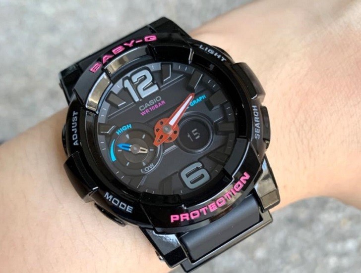 Baby-G BGA-180-1BDR tích hợp nhiều tính năng thể thao