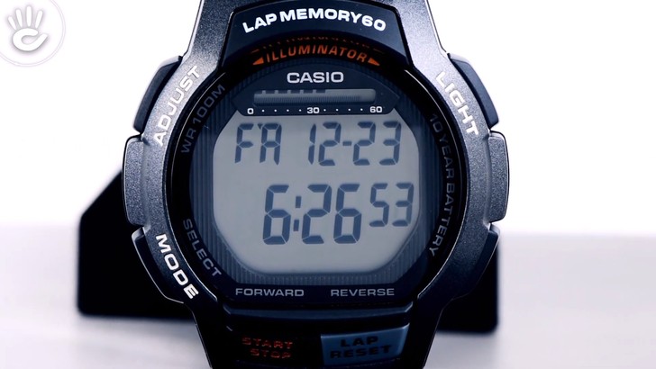 Đồng hồ Casio WS-1000H-1AVDF giá rẻ, thay pin miễn phí
