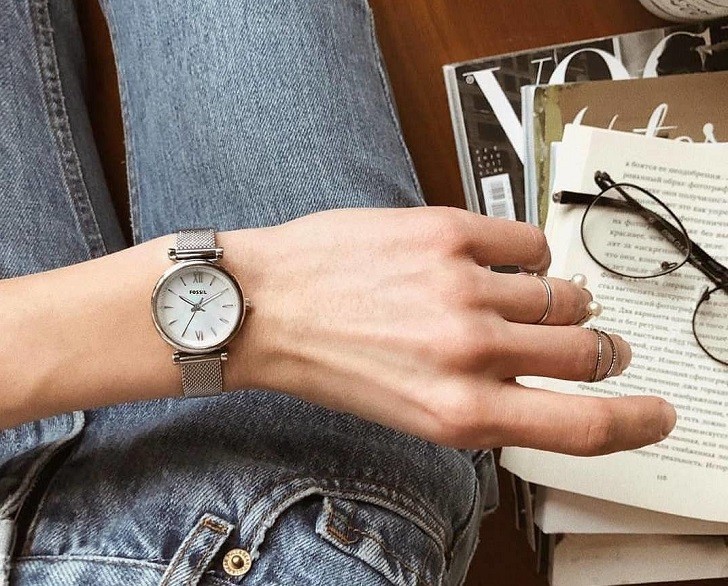 Đồng hồ Fossil Carlie ES4432 chính hãng 100%