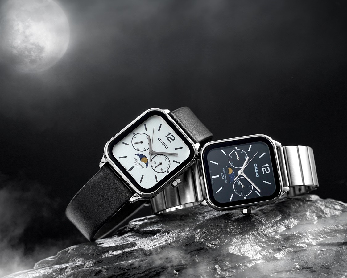 Đồng hồ Casio Moonphase MTP-M305D-1AVDF - Quartz (Pin) - Kính Cứng ...