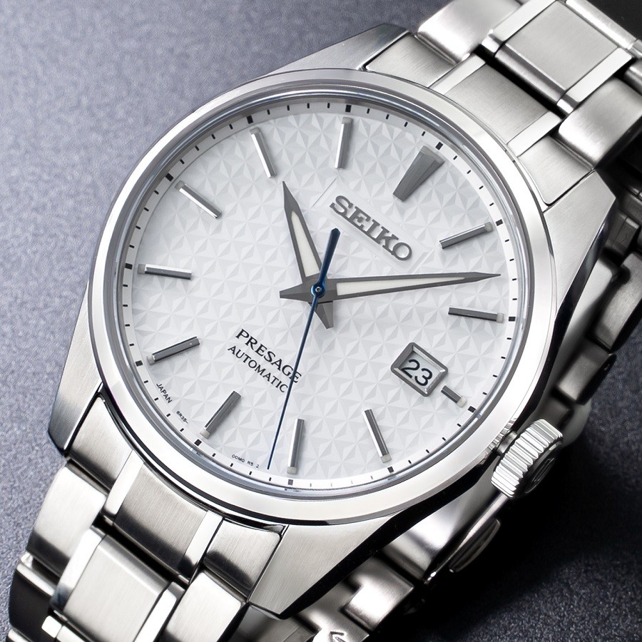 Seiko Presage Sharp Edged Shironeri White SPB165J1