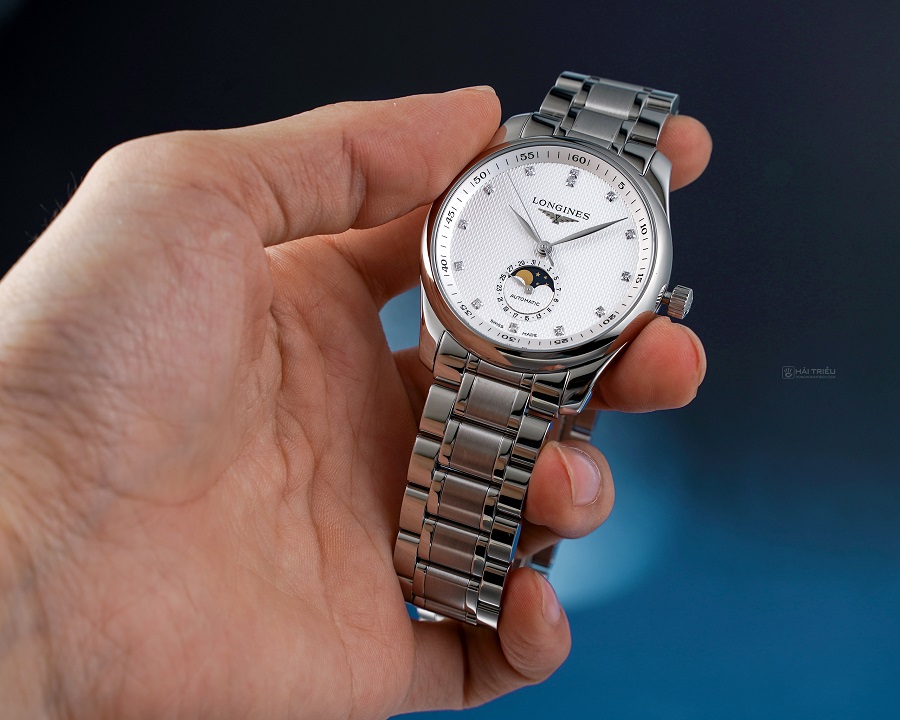 Longines Master Moonphase L2.909.4.77.6 Đính Kim Cương