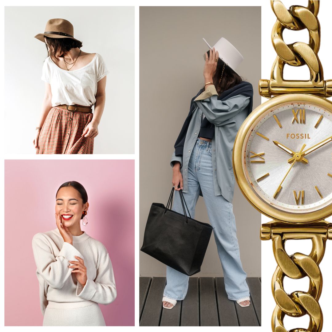 Đồng hồ Fossil Carlie ES5329 dạ quang trên cọc số La Mã