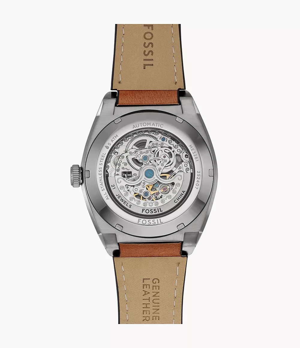Đồng hồ Fossil Everett ME3261 và bộ máy lộ cơ Skeleton