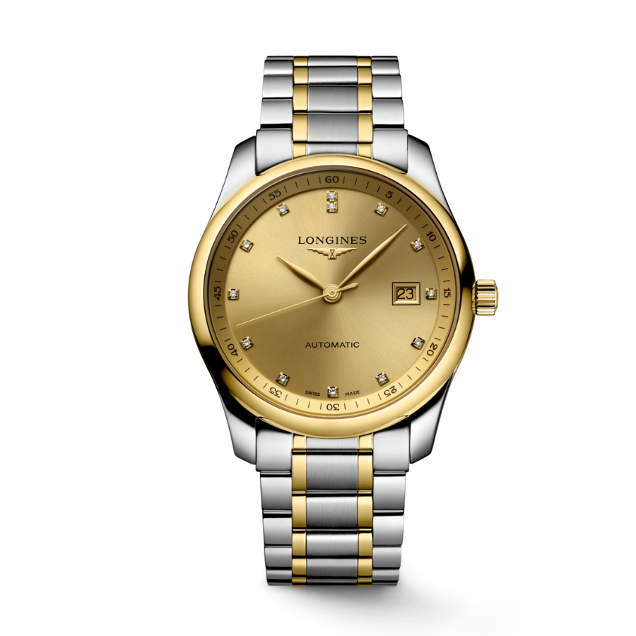 Longines Master L2.793.5.37.7 đồng hồ vàng 18K đính kim cương