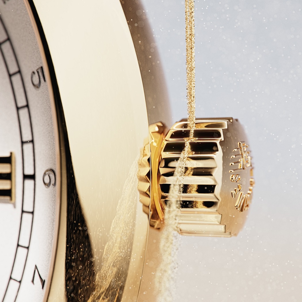 Đồng hồ vàng 18K nam nguyên khối đẹp, chính hãng, BH 5 năm