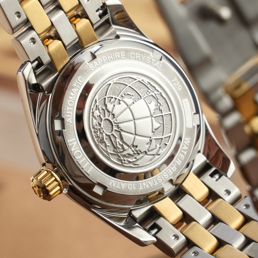 Đồng hồ đôi Titoni 797 SY-019 (Nam) - 729 SY-DB-019 (Nữ)