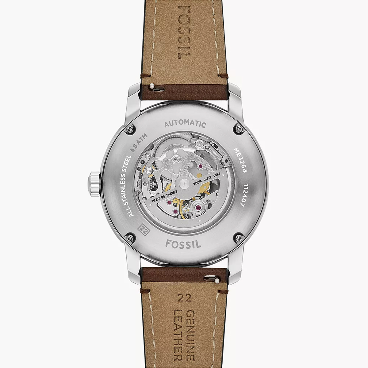 Đồng hồ Fossil Heritage ME3264 Skeleton - Automatic Japan Movt