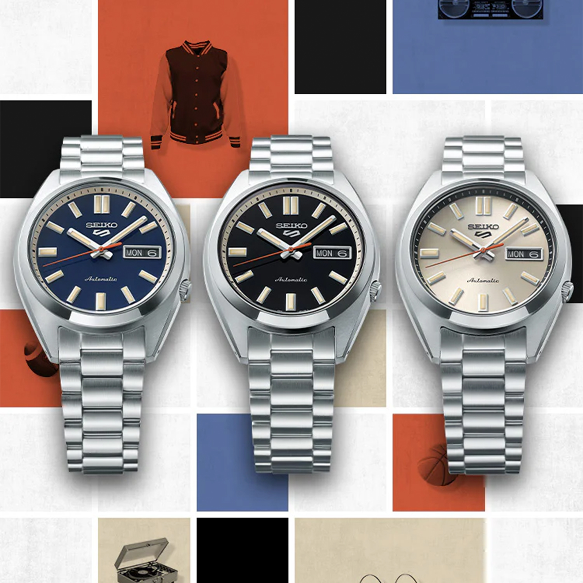 Đồng hồ Seiko 5 Sports "Rinse Blue" SRPK87K1 chính hãng