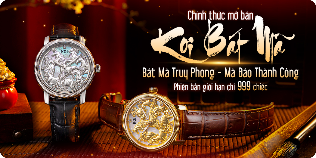 KOI Watch - Đồng hồ siêu bền, chế tác từ vật liệu cao cấp