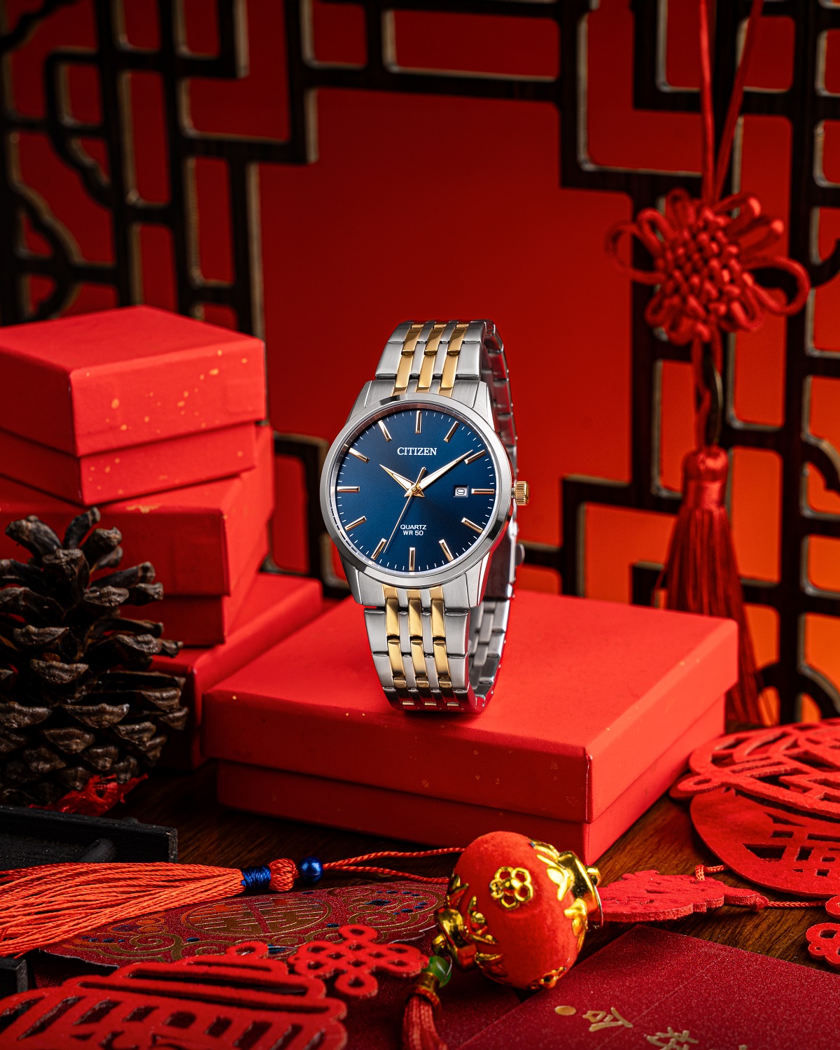 Đồng hồ Citizen Quartz WR50 chống nước, mẫu mới, BH 5 năm